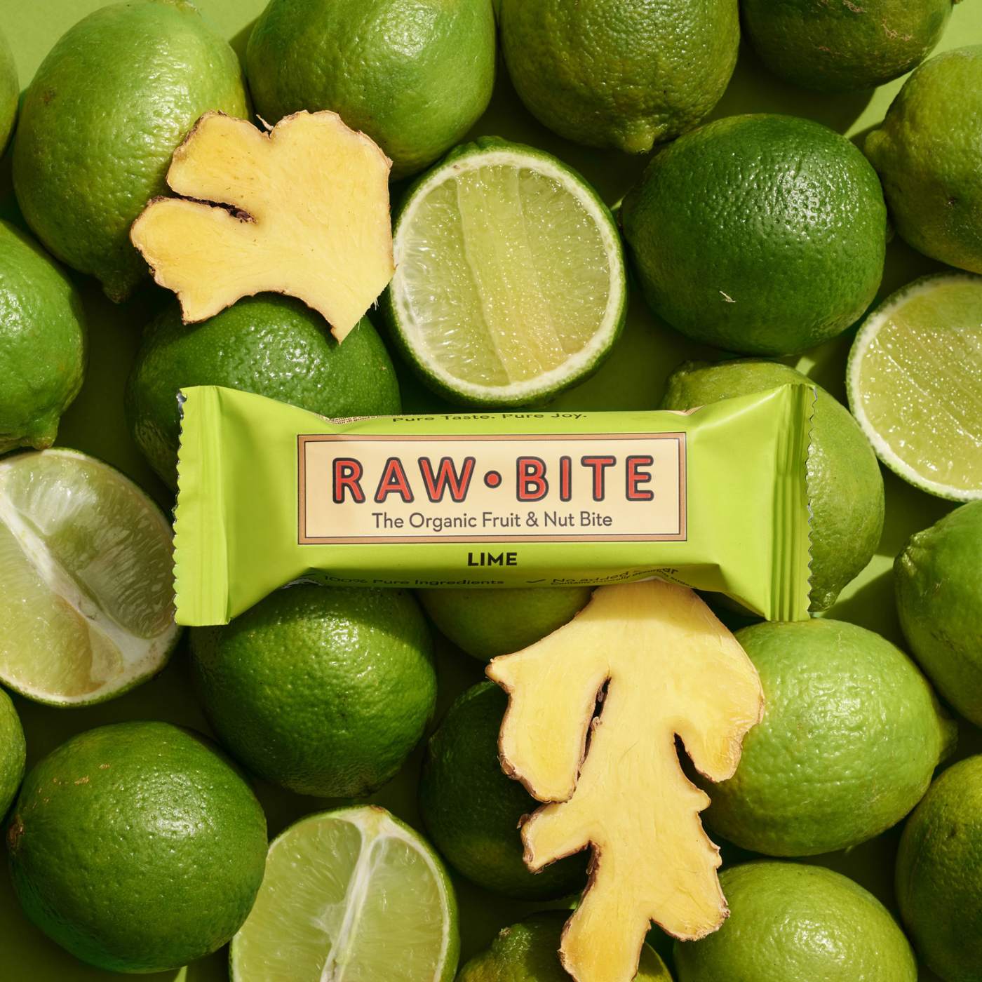 RAWBITE Lime – Sommergenuss pur in Riegelform – rawbite.de